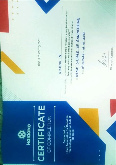 vishnu vishnu on linkedin empowering the future successfully crafted a model smart iot system…