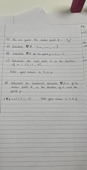 Solved 1 Use The Rule Of Differntiation Of The Scaler