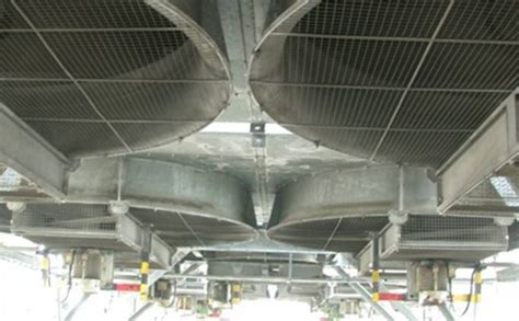 Fin Fan Air Cooled Condenser Units Acc Cleaned In Environmentally