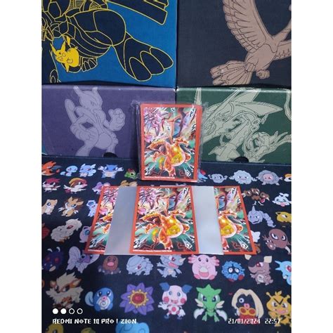 Charizard Ex Pcb Pokemon Card Sleeves Singles Sold Per Piecel Shopee Philippines