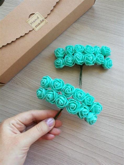 Купить Цветы из фоамирана МЯТНЫЕ недорого Magic For Crafts