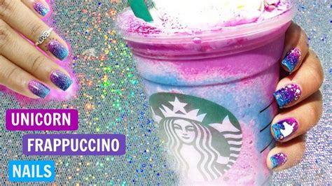 Unicorn Frappuccino Nails Youtube
