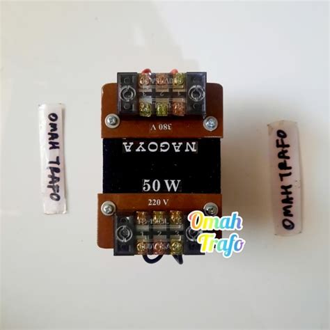Jual Trafo Step Down Auto 50 Watt 380v 220v Model Terminal Blok Kaca Shopee Indonesia