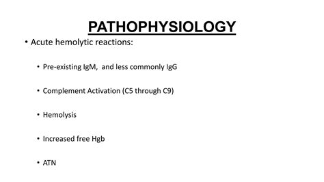 Hemolytic Transfusion Reaction Pptx