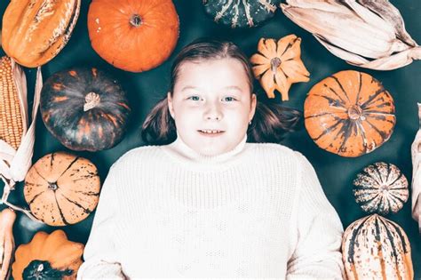 Premium Photo High Angle View Portrait Of Smiling Girl At Home