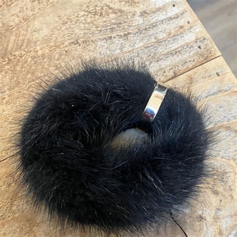 Furla Jewelry Furla Black Mink Fur Cuff Poshmark