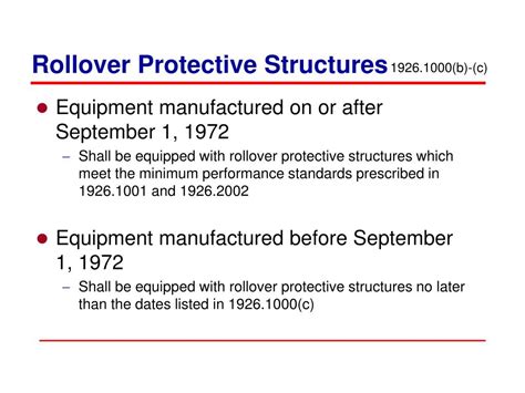 Ppt Rollover Protective Structures Overhead Protection Powerpoint Presentation Id 7013045