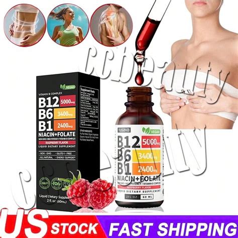 Vitamin B12 And B6 Liquid Drops B12 Sublingual Vitamin B Complex