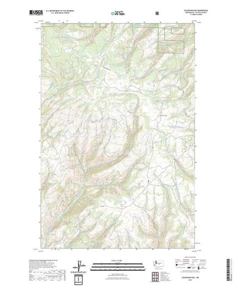 Us Topo 75 Minute Map For Colockum Pass Wa American Map Store