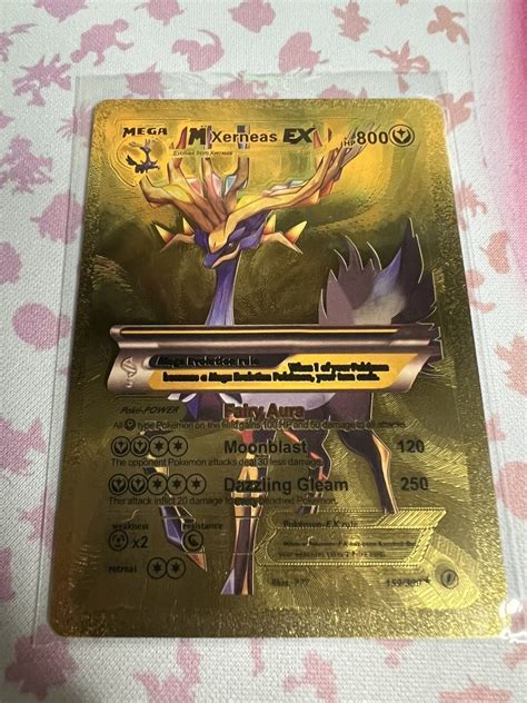 Cartao Pokemon Mega Xerneas Oc] Late Start To This Drawing Challenge