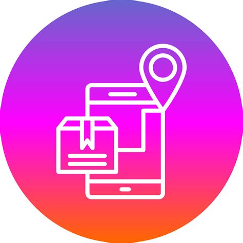 Mobile Shipment Tracking Vector Icon Design 15828804 Vector Art At Vecteezy