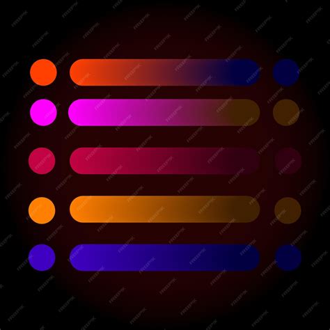 Premium Vector Gradient Color Palette With Vector Elements