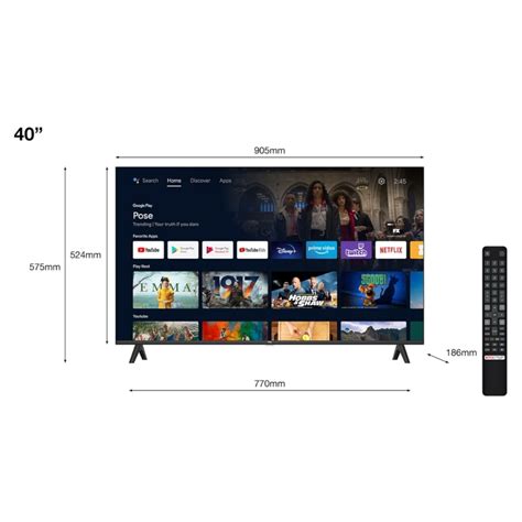TCL 40S5400AK 40 Full HD Smart Android TV Hughes