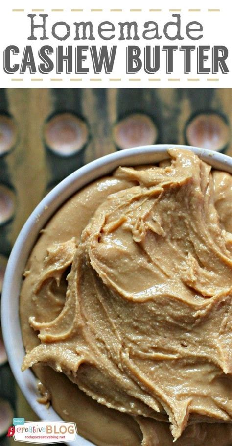 Homemade Cashew Butter Recipe