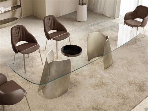 Table With Shaped Glass Top Akeyo Diotticom