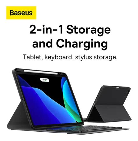 Capa Com Teclado Bluethooth Baseus P Ipad Pro 11 Pol Cslot Frete Grátis