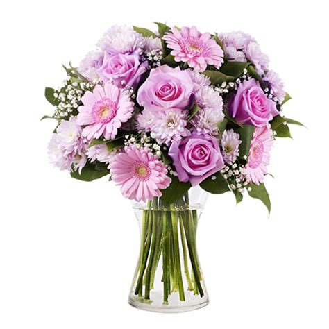 Florero Con Gerberas Y Mini Rosas Arreglos A Domicilio