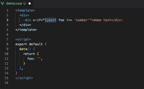Highlight Error When Use Typeof In V If · Issue 3679 · Vuejsvetur