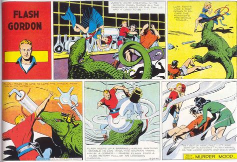 Monster Brains Alex Raymond Flash Gordon Comics 1930s