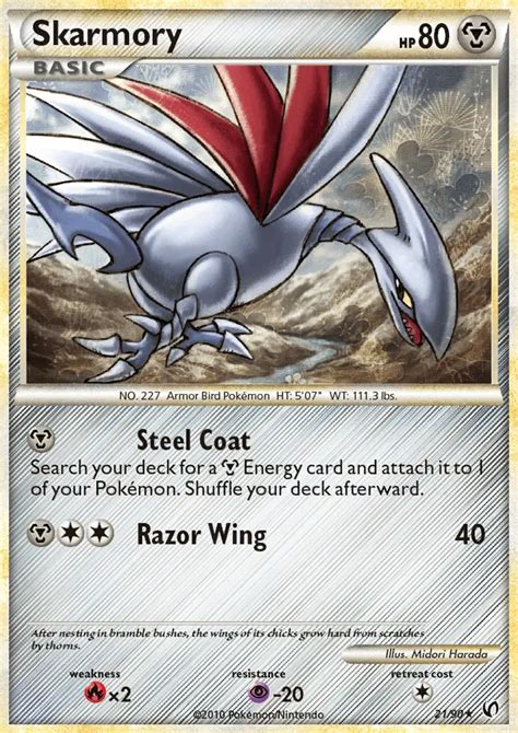 Skarmory 227 Características Evoluciones Y Más • Pokemon Best