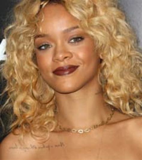 Rihanna Blonde Curly Hair