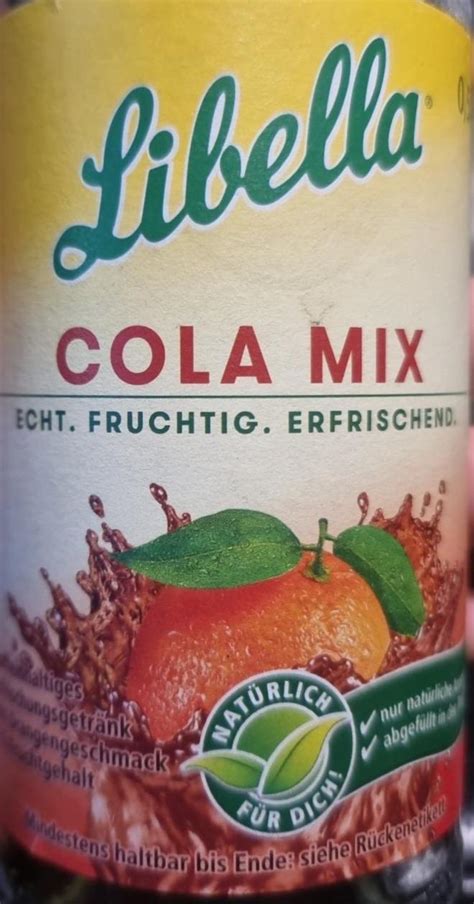 Cola Mix Libella Kalorie Kj A Nutriční Hodnoty Kalorickétabulky Cz