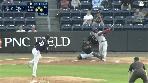 Luis De Los Santos Hits A 415 Foot Three Run Homer 08 13 2024