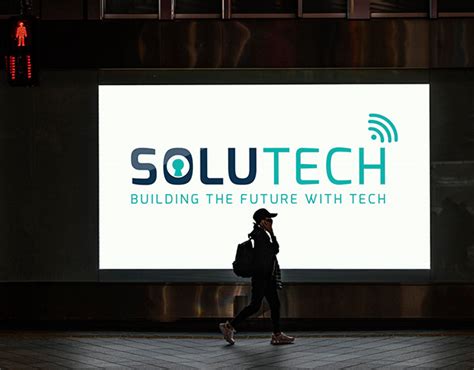 Typography Technology Security Logo On Behance