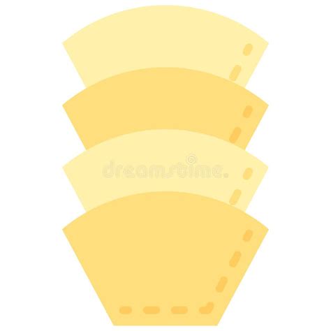 Filter Paper Icon Coffee Shop Related Vector Stock Vector Illustration Of Restaurant Coffee