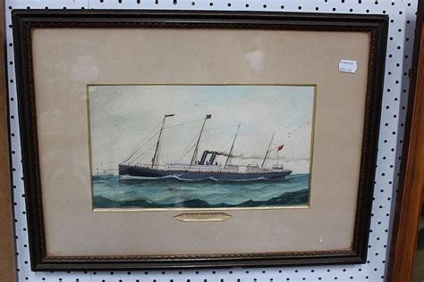 Rms Oruba In Adelaide Australia Watercolours Other Works On Paper