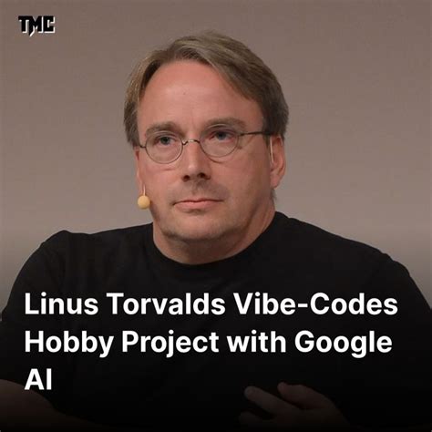 Linus Torvalds Creator Of Linux And Git Revealed In His Latest Hobby