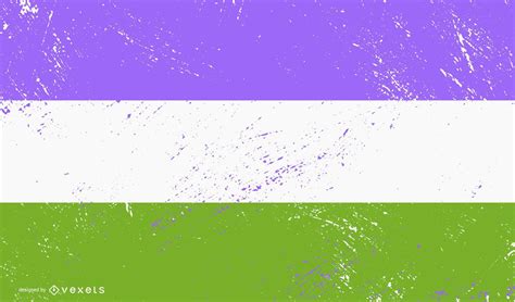Queer Pride Flag Grunge Vector Download