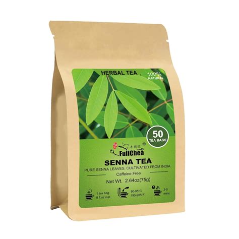 Fullchea Senna Tea 50 Teabags 1 5g Bag Naturally
