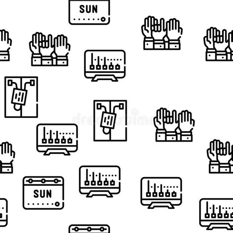 Voting And Elections Vector Seamless Pattern Stock Vector Illustration Of Concept Voting