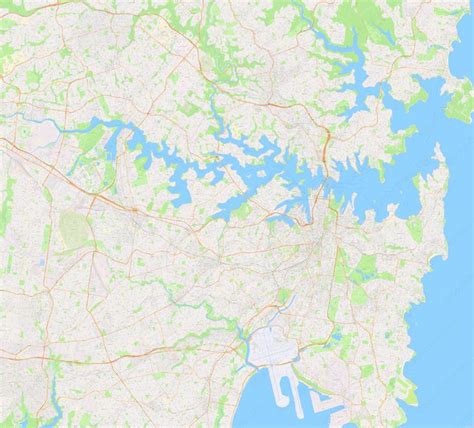 Sydney Modern Atlas Vector Map Boundless Maps