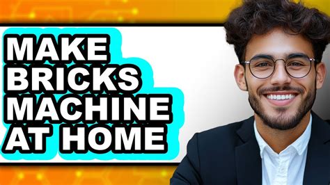How To Make Bricks Machine At Home Only Way Youtube