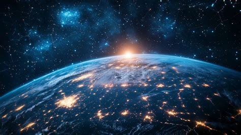 Exploring The Vastness Of A Space Based Quantum Network In Earth S