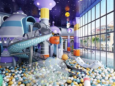 太空宇宙 室内主题儿童乐园案例设计