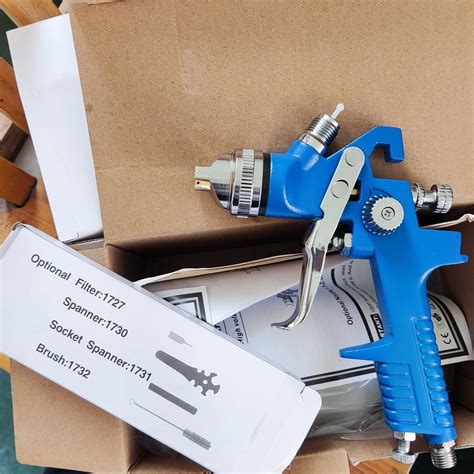 Pneumatic Gravity Airbrush Sprayer Alloy Paint Atomizer Tool Hopper