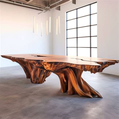 Rooted In Exquisite Design Wooden Tree Shaped Dining Tables