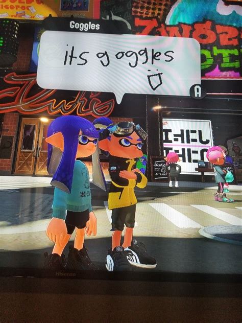 I Found Goggles Omg Djdjjdjnf Goggles From Splatoon Splatoon Goggles