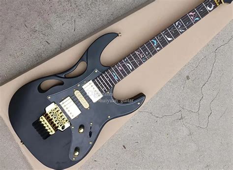 Customizable Matte Black Electric Black Electric From Huiyuan Guitar
