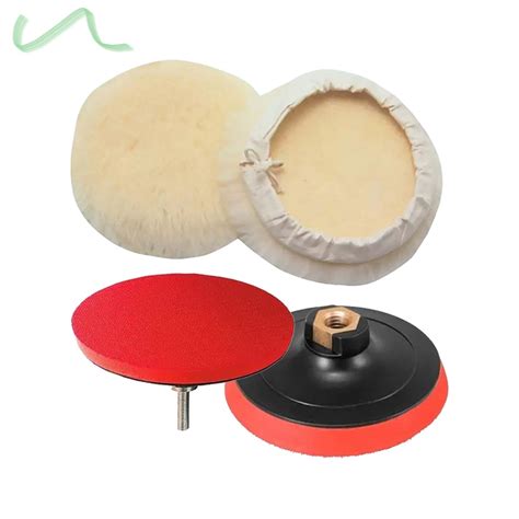 Kit Polimento Disco 5 Adaptador Furadeira C Boina Lã Shopee Brasil