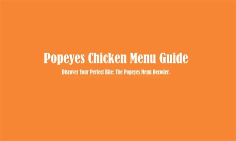 Popeyes Uk Louisiana Fried Chicken Tenders And More Order Online