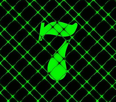 Modern Flat Number Seven Icon With Shadow And Text Space Vector Long
