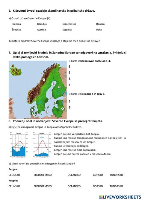 Preverjanje Zna… Free Interactive Worksheets 6542245