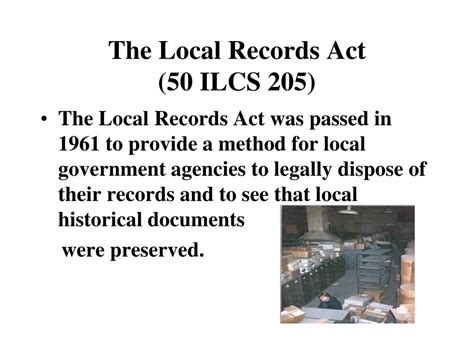 Ppt Managing Your Records And The Local Records Act” Powerpoint