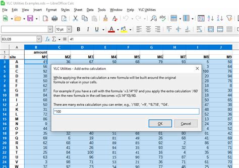 Apply Additional Calculations To Selected Cells For Excel