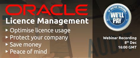 How To Survive An Oracle Licence Audit Application Performance Blog
