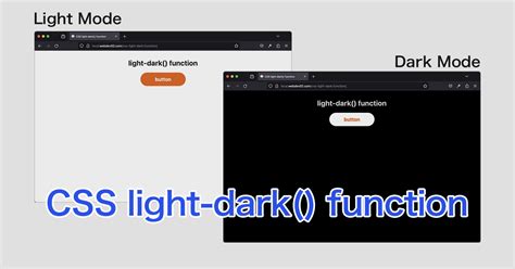 Css Light Dark Function Should It Support More Modes